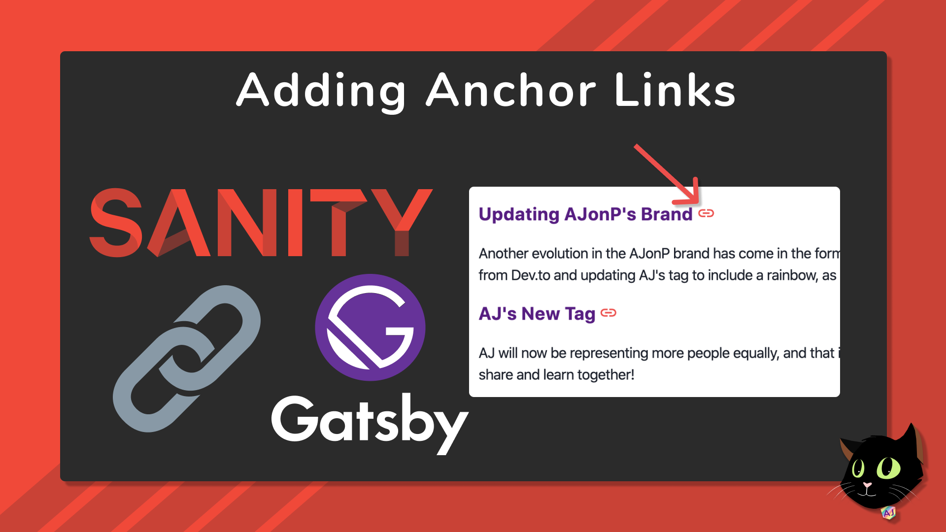 Anchor Links From Sanity in Gatsby | CodingCat.dev